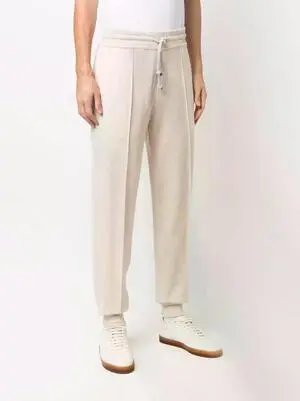 Brunello Cucinelli Drawstring Track Pants - Neutrals