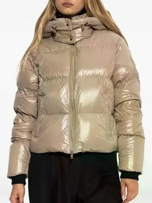 Moose Knuckles Hooded Puffer Jacket - Neutrals