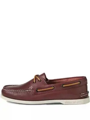 Sperry Leather Boat Shoes - Red