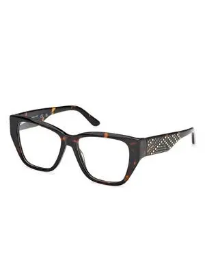Guess Square-frame Eyeglasses - Brown