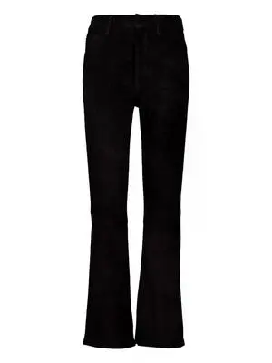 PAULA Flared Suede Trousers