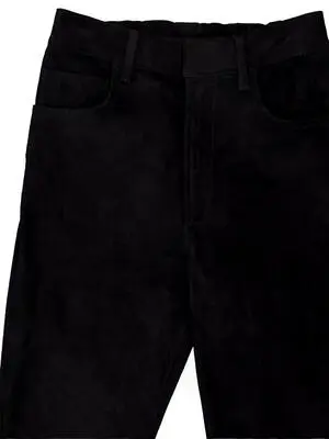 PAULA Flared Suede Trousers