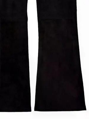 PAULA Flared Suede Trousers