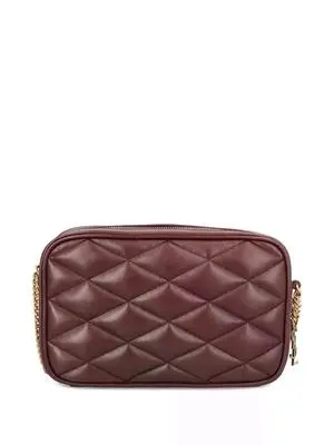 Saint Laurent Quilted Leather Shoulder Bag - Red