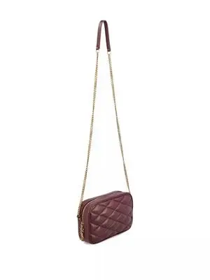 Saint Laurent Quilted Leather Shoulder Bag - Red