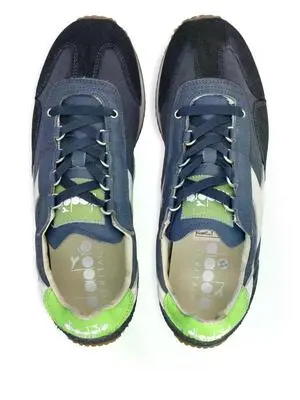 DIADORA Suede Panelled Lace-up Sneakers