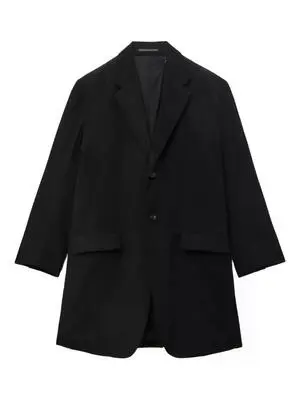 Yohji Yamamoto Notched Lapel Coats For Men