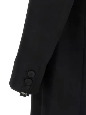 Fendi Double Layer Lapel Coat