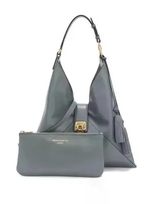 Ermanno Scervino Leather Shoulder Bag - Grey
