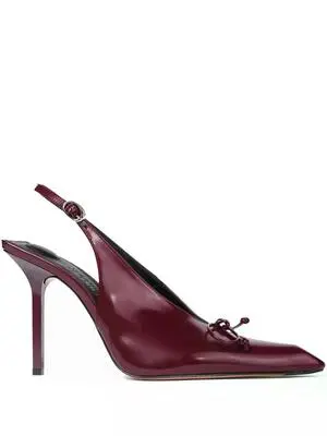 Jacquemus 100mm Cubisto Bow Slingback Pumps