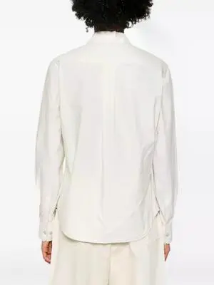 LEMAIRE Button-down Long-sleeve Shirt - Neutrals