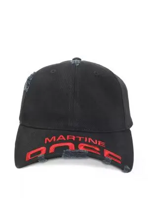 Martine Rose Distressed Logo Baseball Cap