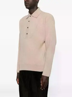 Jacquemus Buttoned Polo-neck Sweater