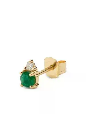 WE BY WHITEBIRD 18k Yellow Aurore Emerald And Diamond Earring - Gold
