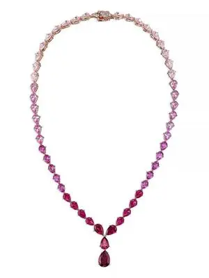 ANABELA CHAN 18k Rose Gold Vermeil Fuchsia Nova Necklace - Pink