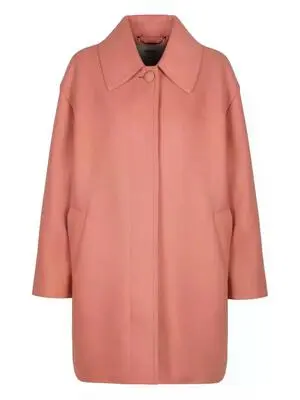 Fendi Single-breasted Coat With Elasticated Back