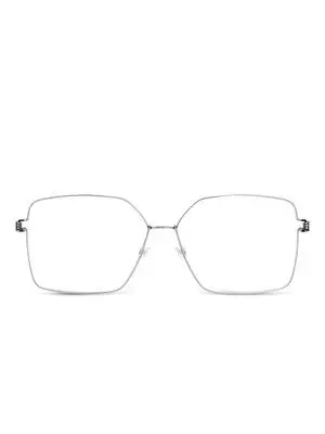 LINDBERG Rim Kimberly Geometric-frame Eyeglasses - Grey