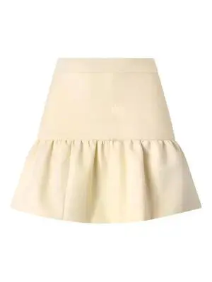 Pinko Mini Skirt With Ruffled Hem