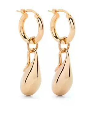 Marni Teardrop Hoop Earrings - Gold