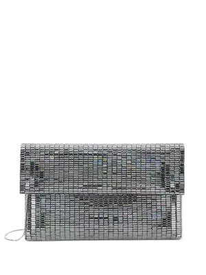 Twenty Fourhaitch Silver Tone Clutches