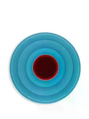 Dolce & Gabbana X Venini Ribbed Déco Vase - Blue