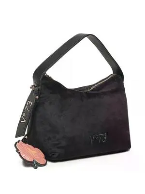 V°73 Isabella Flower-detail Shoulder Bag - Black