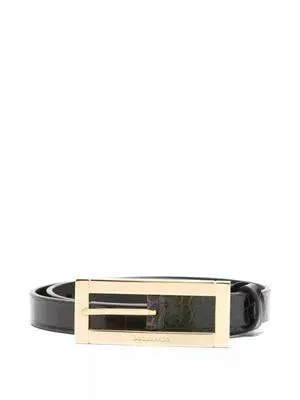 Dsquared2 Crocodile-effect Buckle Belt - Brown