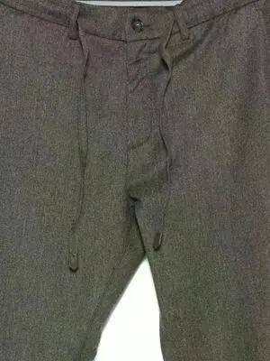 Canali Drawstring-waist Trousers - Brown