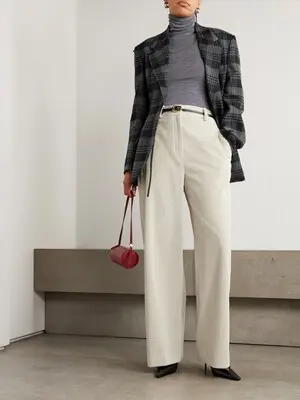 Proenza Schouler Daria Checked Wool Blazer
