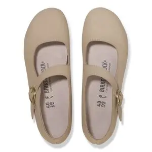 BIRKENSTOCK Tracy Nubuk Leather Mary Jane - Sand