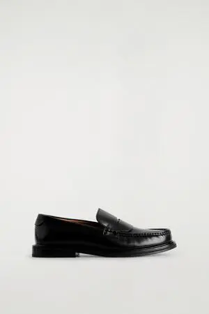 Cos Classic Penny Loafers - Black