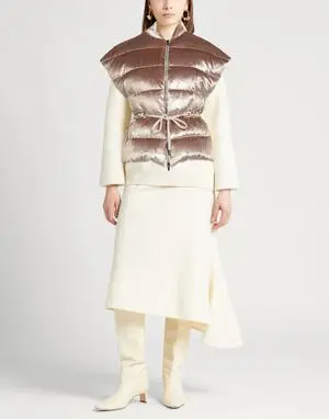 Peserico Quilted Down Vest - Gold