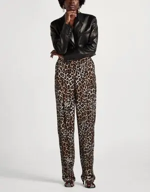 Elisabetta Franchi Tapered Leopard Print Pants