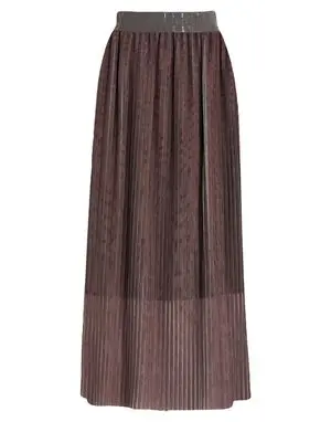 Peserico Maxi Pleated Skirt