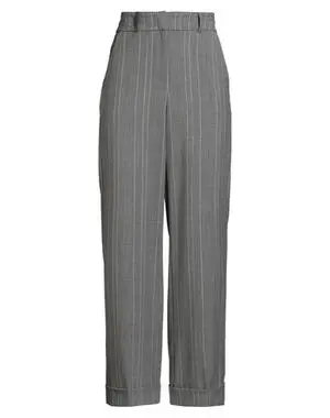 Peserico Wide Leg Virgin Wool Blend Trousers
