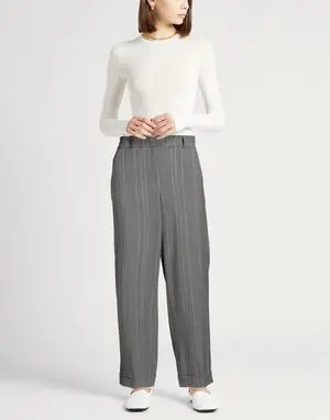 Peserico Wide Leg Virgin Wool Blend Trousers