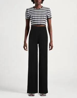 Sandro Wide-leg Tweed Pants - Black
