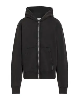 Sandro Cotton French Terry Zip-up Hoodie