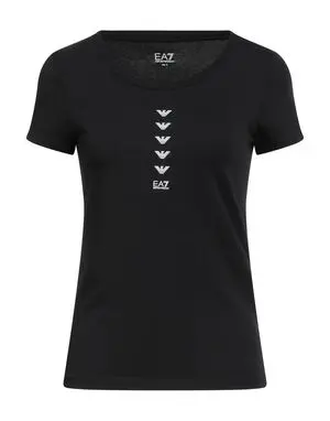 EA7 Logo-print Jersey T-shirt