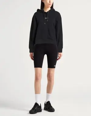 EA7 Cotton-blend French Terry Sweatshirt - Black
