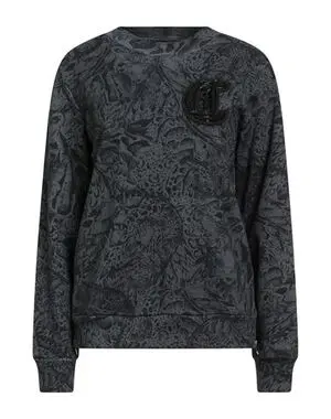 Just Cavalli Sweatshirt With Leopard Print And Brand Logo