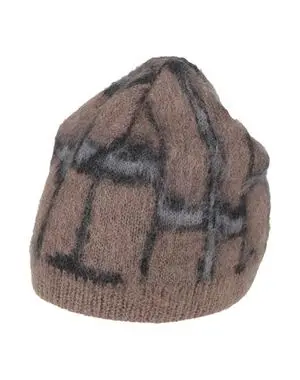Giorgio Armani Beanie In Mohair, Wool, And Polyamide - Beige