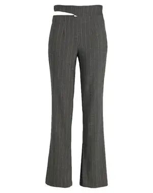 VICOLO Flared Herringbone Pants