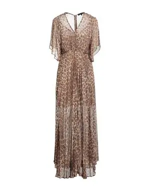 Maje Leopard-print Georgette Maxi Dress