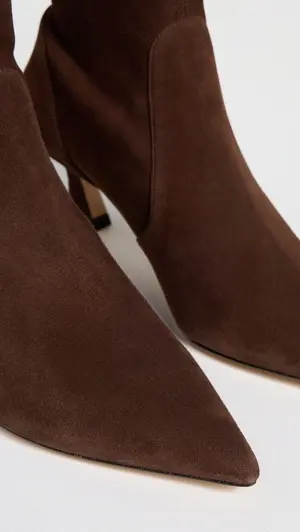 STUART WEITZMAN Vinnie 50 Booties - Walnut