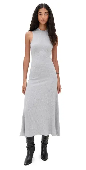 LE BOP Sleeveless Maxi Dress - Heather Grey