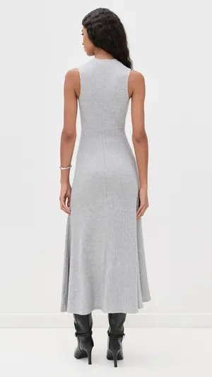 LE BOP Sleeveless Maxi Dress - Heather Grey