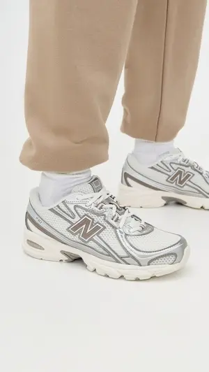 NEW BALANCE 740 Athletic Sneakers - White/brown