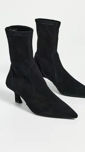 STUART WEITZMAN Vinnie 50 Booties - Black