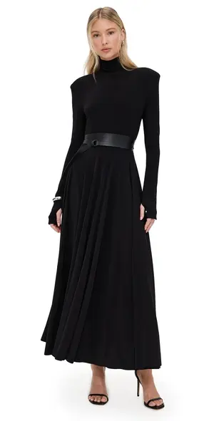 Norma Kamali Belted Evening Dresses